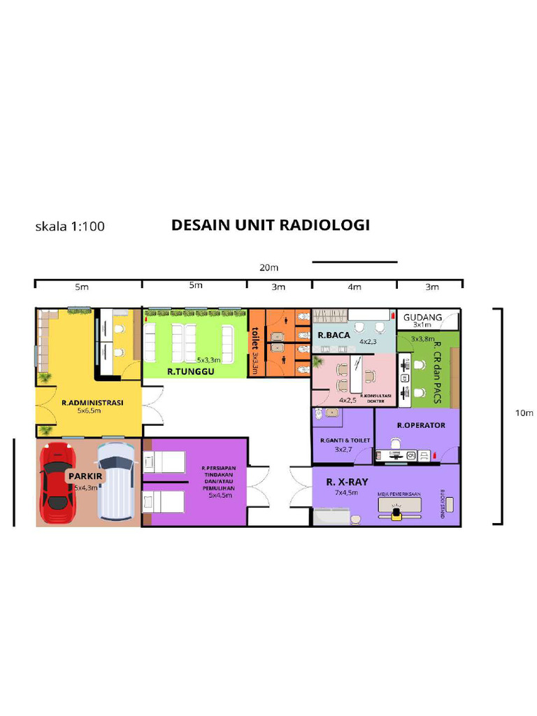 Desain Unit Radiologi | PDF