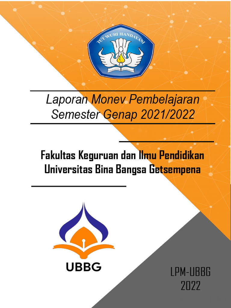 Laporan Monev FKIP Genap 2021-2022 | PDF