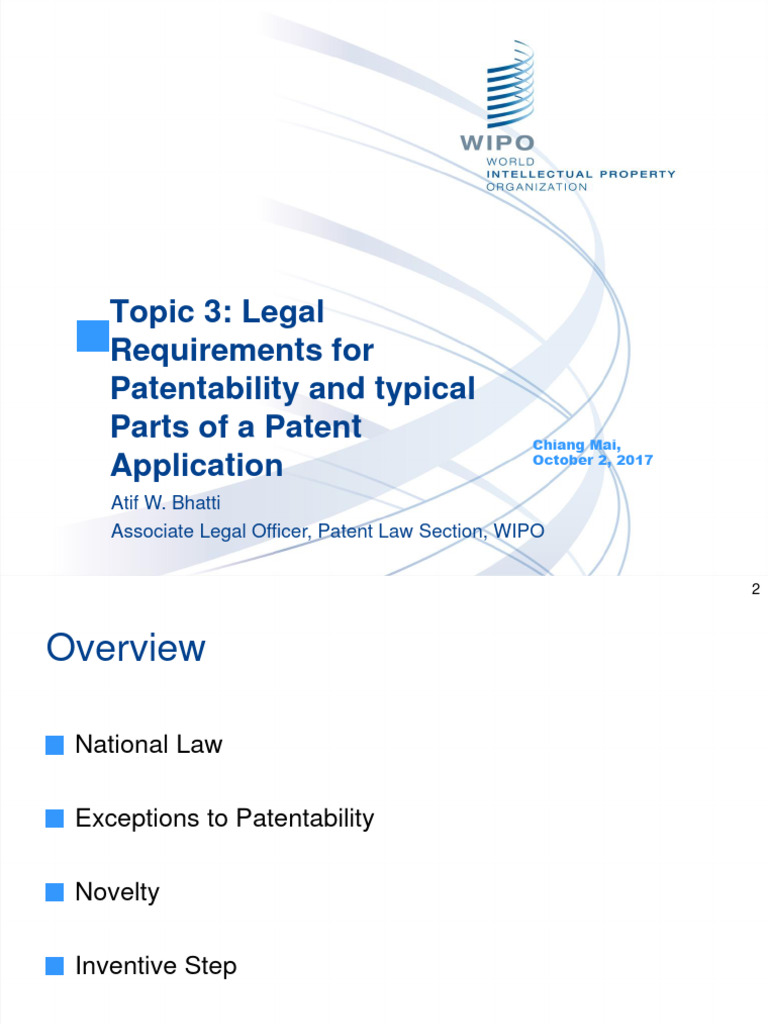Wipo Ip CNX 17 3 | Download Free PDF | Novelty (Patent) | Prior Art