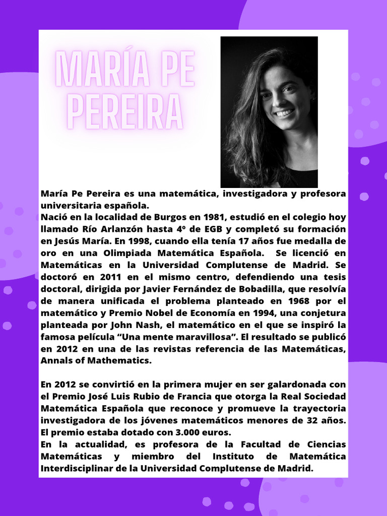 2.biografía de María Pe Pereira | PDF