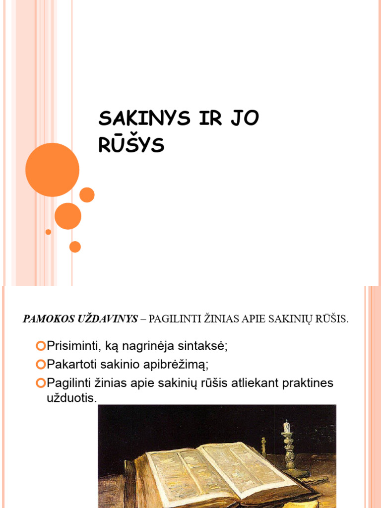 1 Kl. 28d.sakinys Ir Jo Rusys | PDF