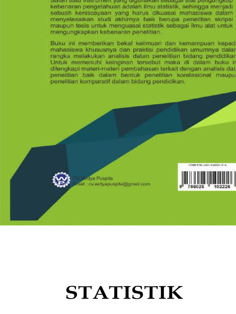 Buku Statistik Pendidikan | PDF