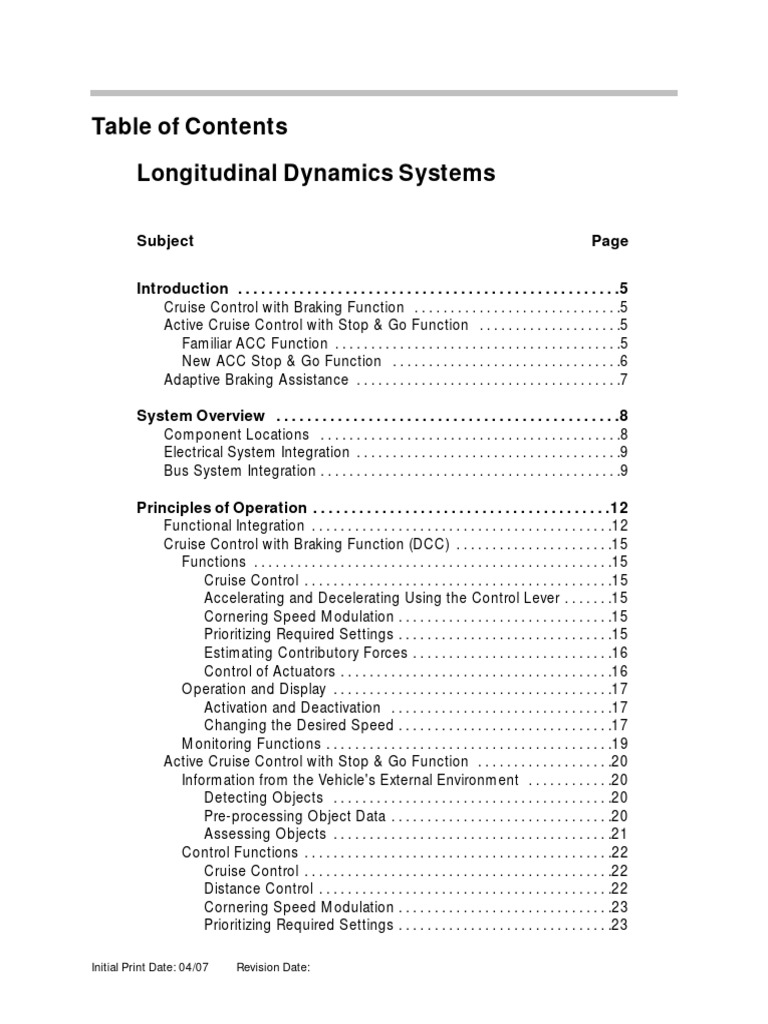 E60/E61 Longitudinal Dynamics Systems Guide | PDF | Manual Transmission ...