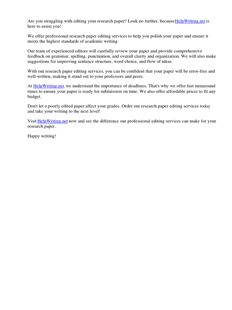 Research Paper Editing Services | Download Free PDF | Editing ... Research Paper Editing Services | Download Free PDF | Editing ...