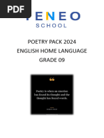 Grade 8 9 English FAL Winter School Support Material | PDF | Poetry ...