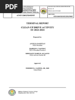 Clean Up Drive Activity Design Template | PDF