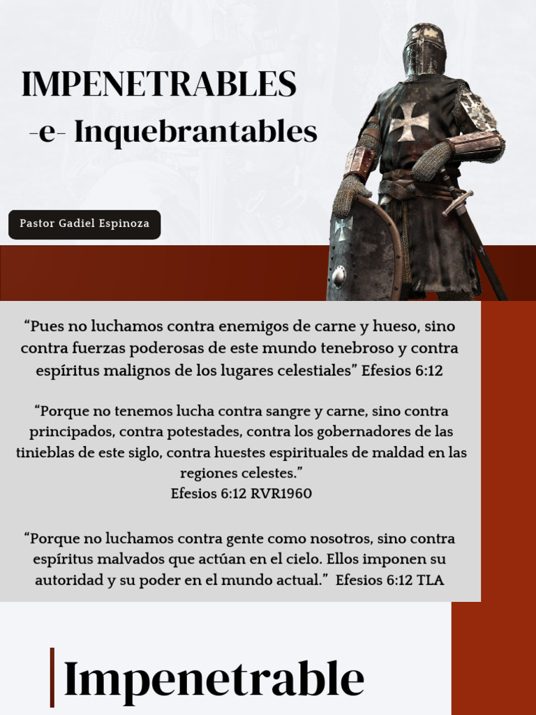Impenetrables e Inquebrantables-1 | PDF | Oración | Creencia religiosa ...