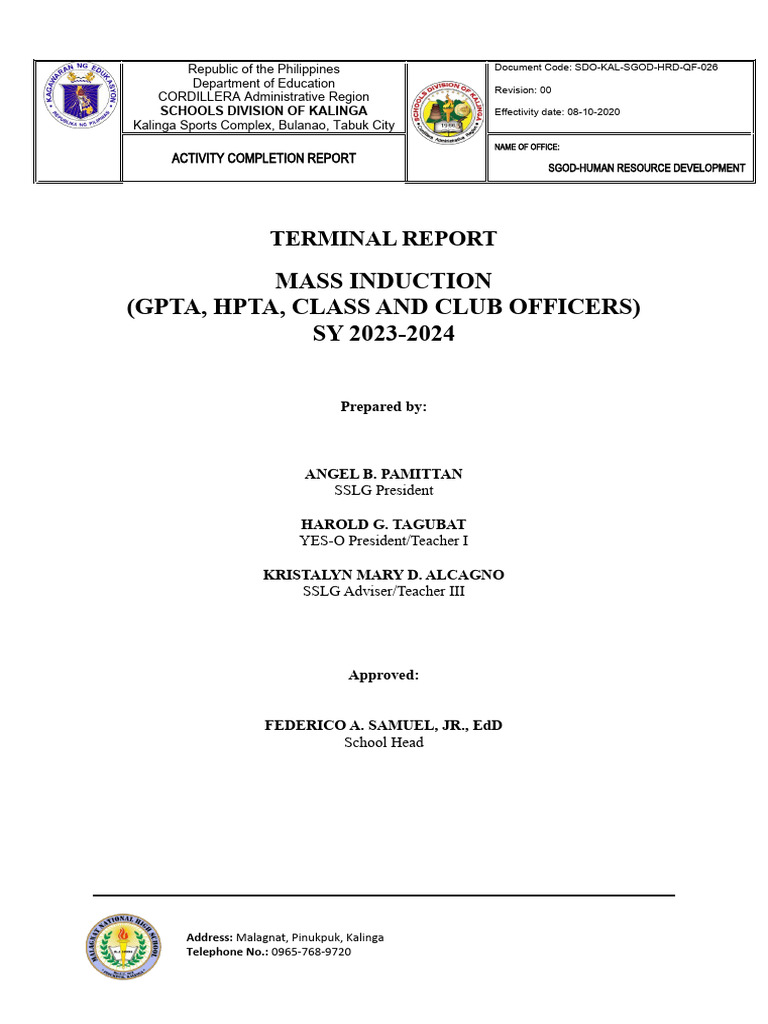 Mass Induction TR | PDF | Leadership