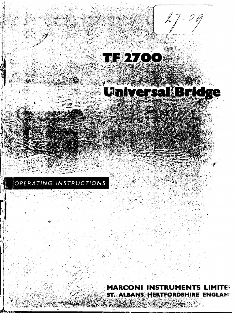 TF2700_LCR_Bridge | PDF