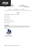 MYP Formula Booklet | PDF