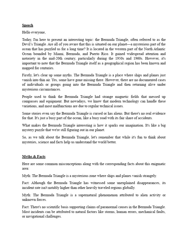 Devil's Triangle | PDF | Paranormal | Science