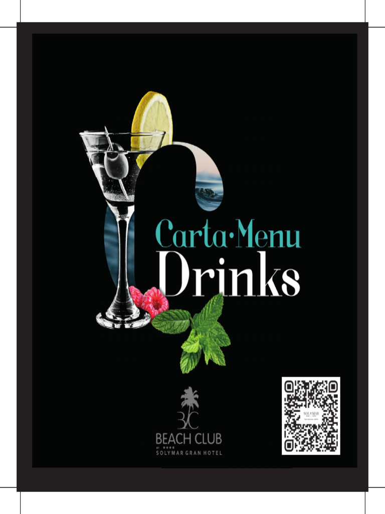 Carta Beach Cocktail Noche 2023 | PDF | Vodka | Bebidas Destiladas