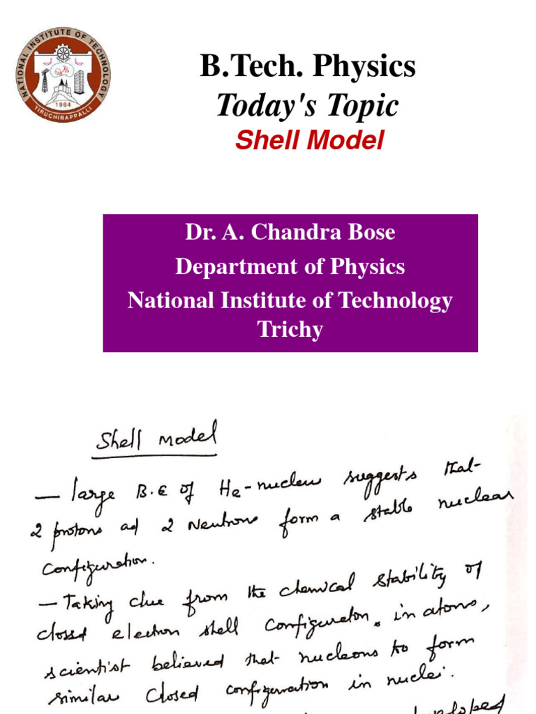 Nuclear Physics Shell Model | PDF | Atomic Nucleus | Neutron