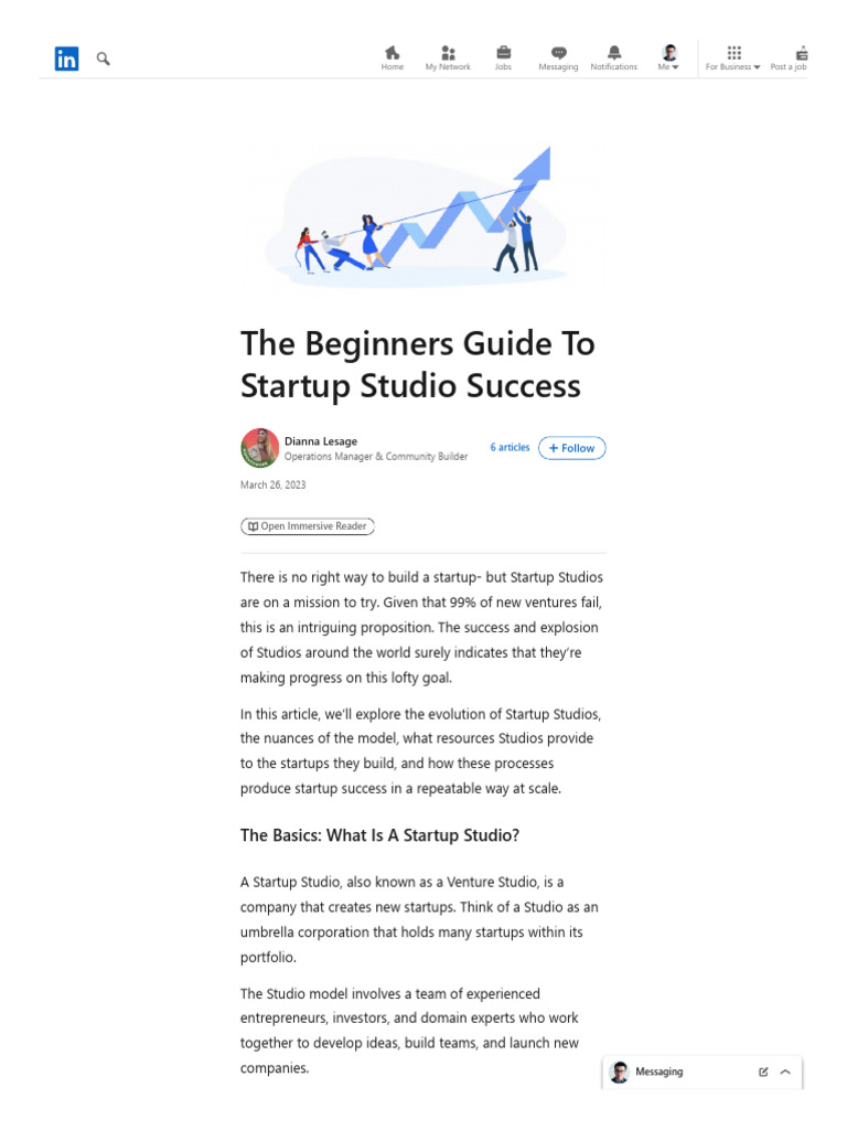 Guide to Startup Studio Success | PDF | Startup Company | Small ...