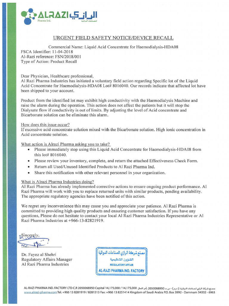 Alrazi Pharma Industries PDF | PDF | Pharmaceutical Industry | Medicine