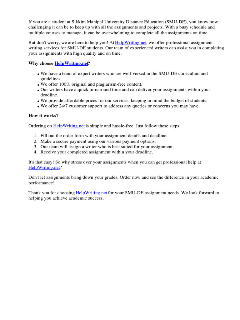 Smu-De Assignment Help | PDF | Letter Of Credit | Private Sector