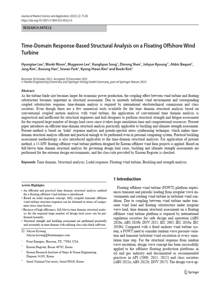 Time-Domain Response Based Structural Analysis | PDF | Strength Of Materials | Buckling