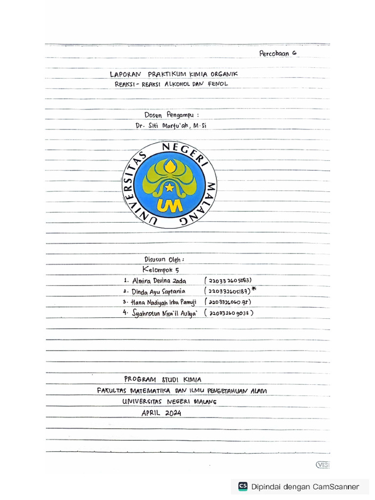 Lapres Paiso Percobaan 6 | PDF