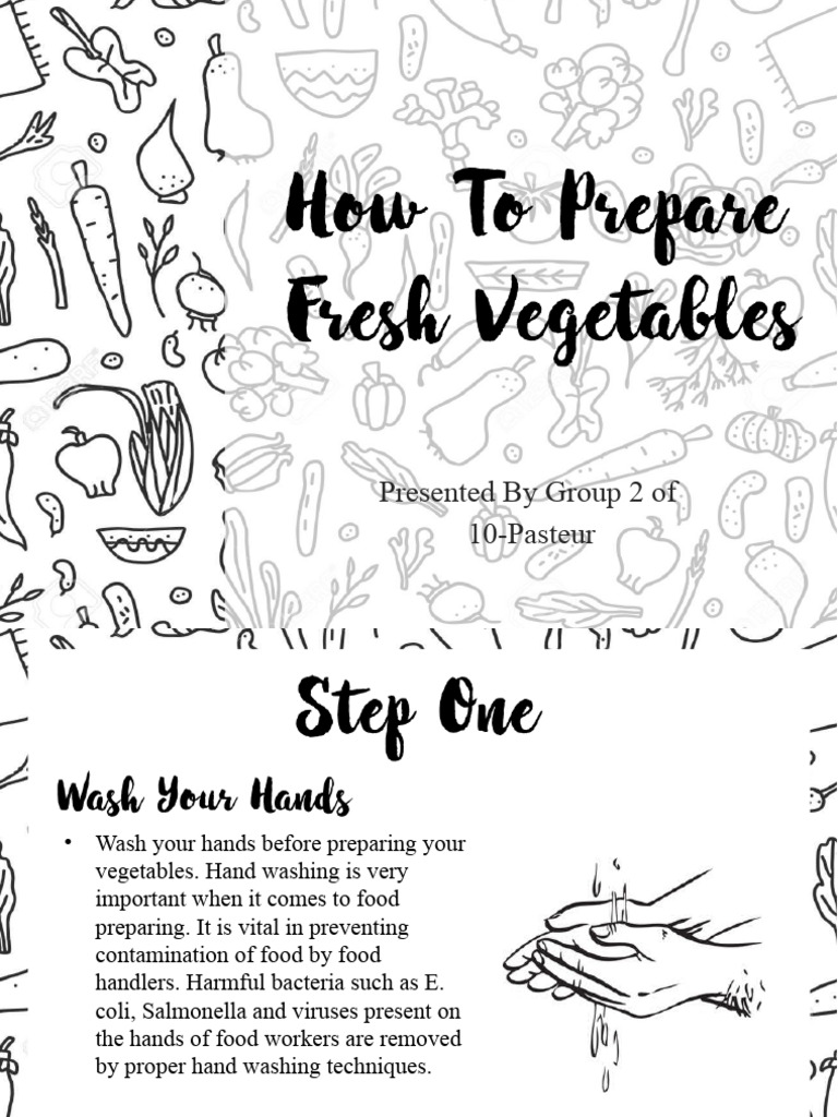 10-Pasteur Group2 Presentation | PDF | Vegetables | Foods