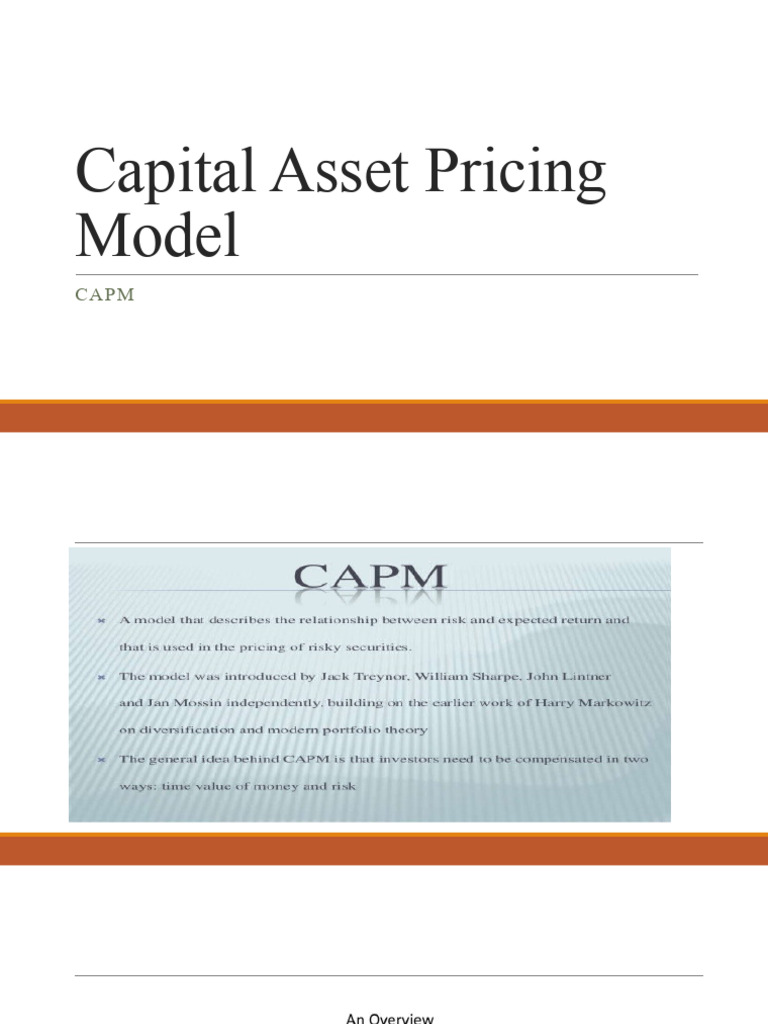 CAPM: Understanding SML and CML | PDF
