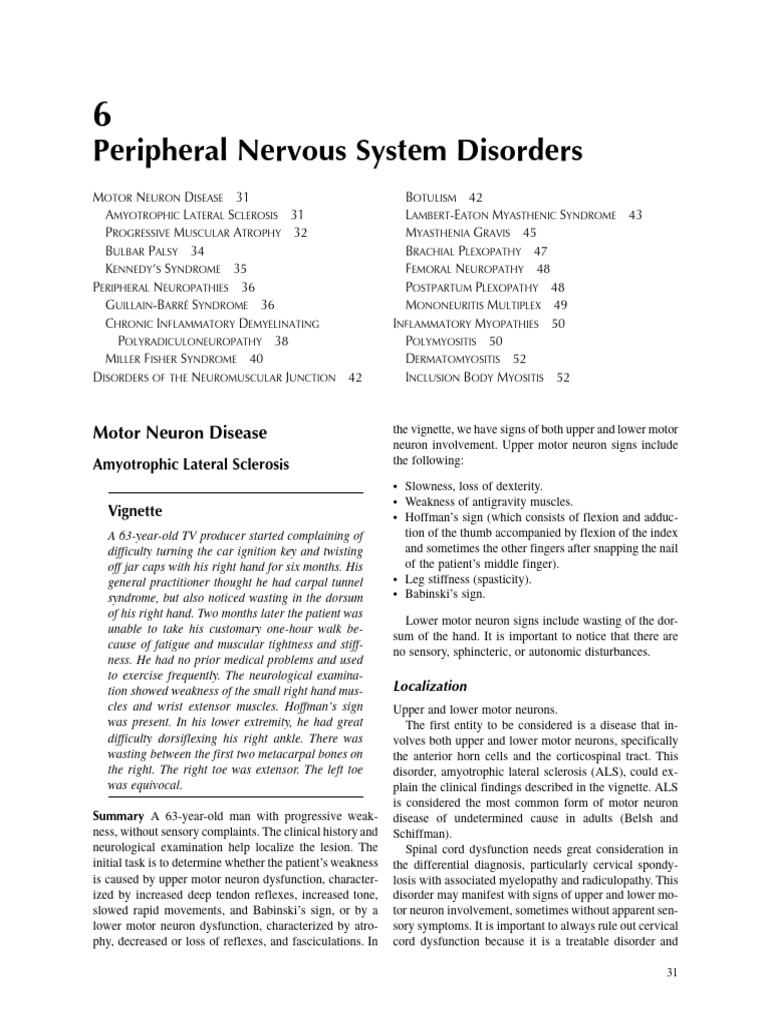 Peripheral Nervous System Disorders Author Eknygos | PDF | Peripheral ...