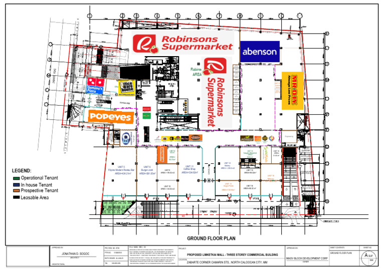 GF Floor Plan With Unit No. | PDF