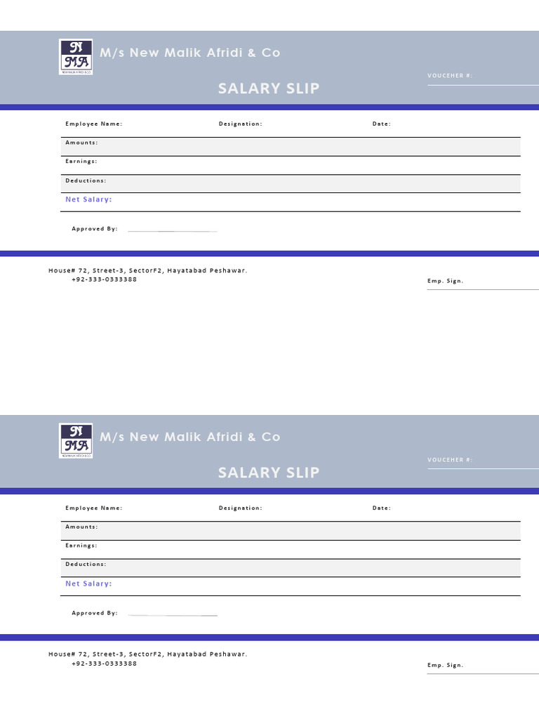 Salary Slip Template 02 | PDF | Career & Growth | Business