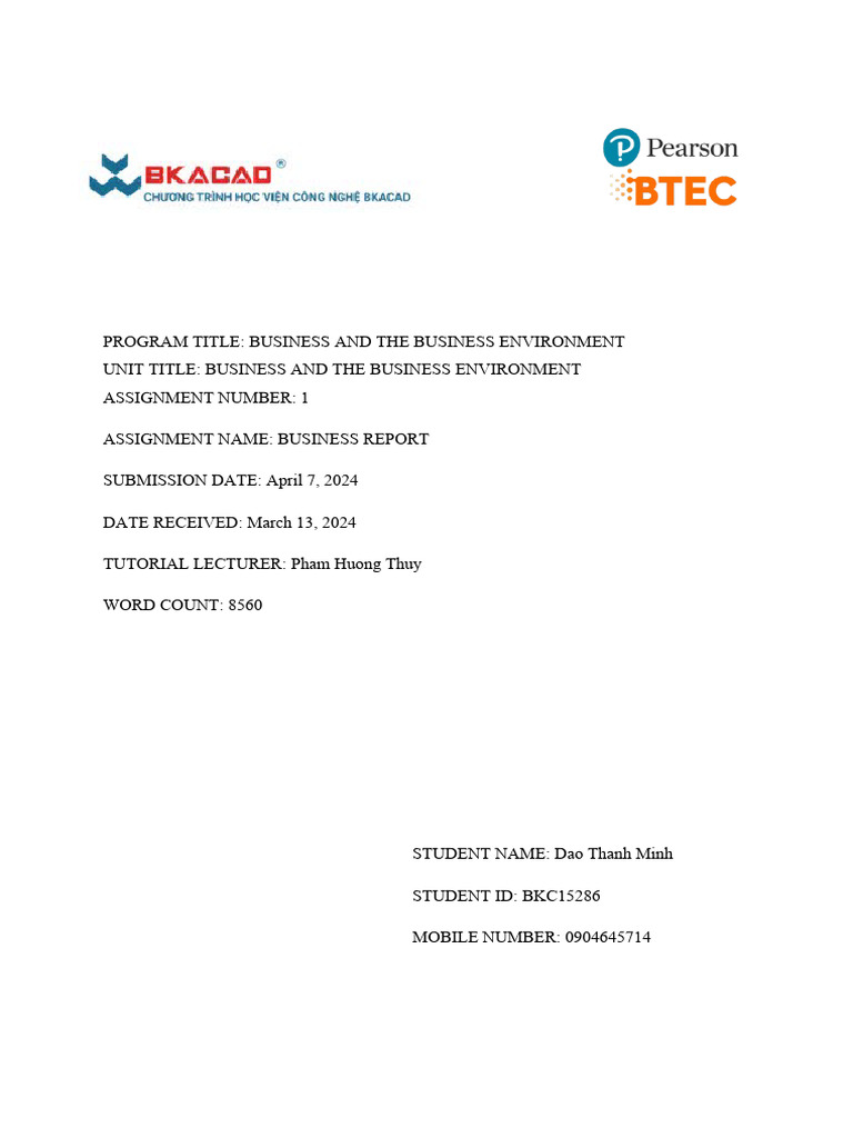 Assignment Cover Page UPDATED 1 | PDF | Franchising | License