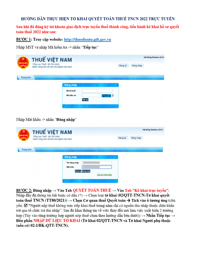4. CEV-HRD-HD QTT Trên Cổng Thuedientu | PDF