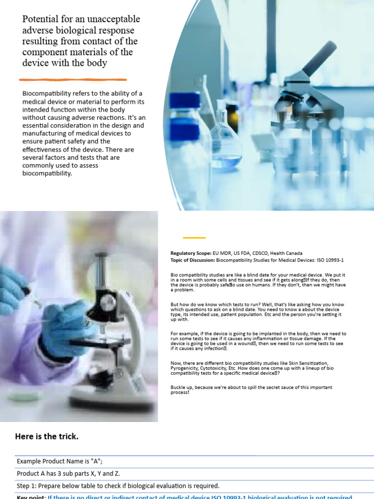 1.biocompatability ISO 10993-1 | PDF | Medical Device | Toxicity