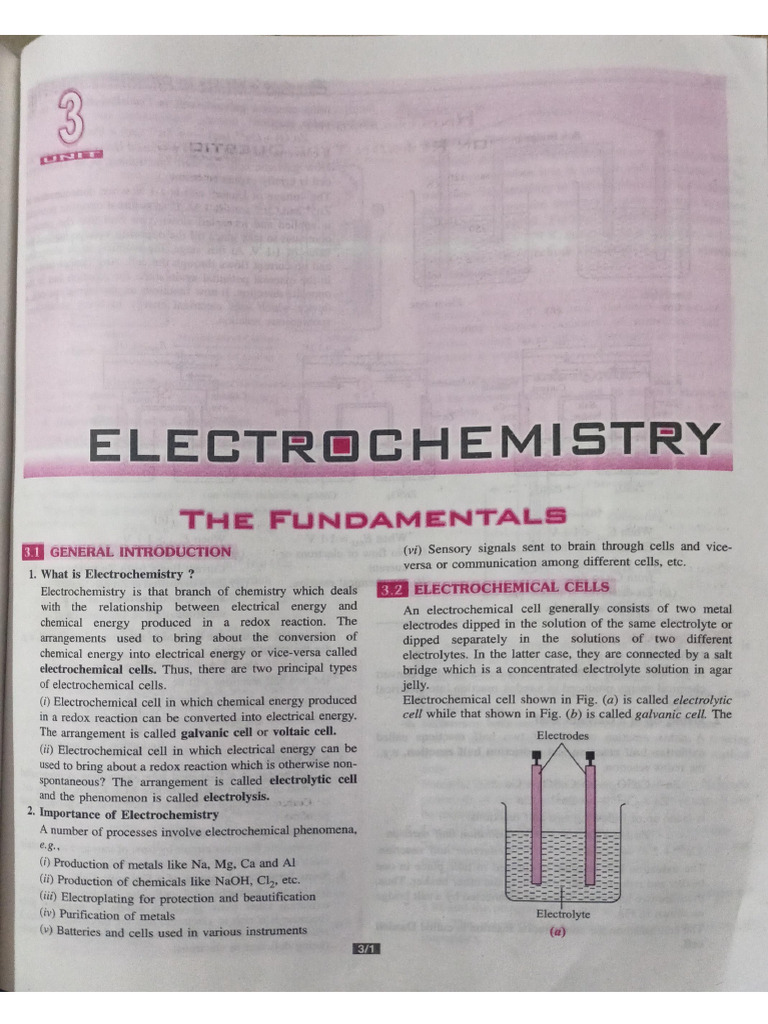 Electrochemistry | PDF