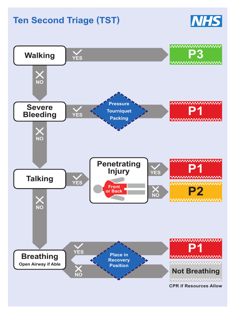 Ten Second Triage Overview | PDF | Medical Emergencies | Clinical Medicine