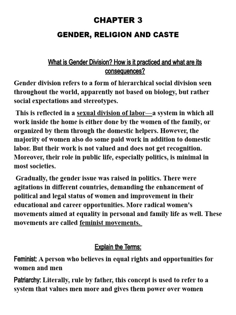 Gender, Religion, and Caste in India | PDF | Woman | Caste