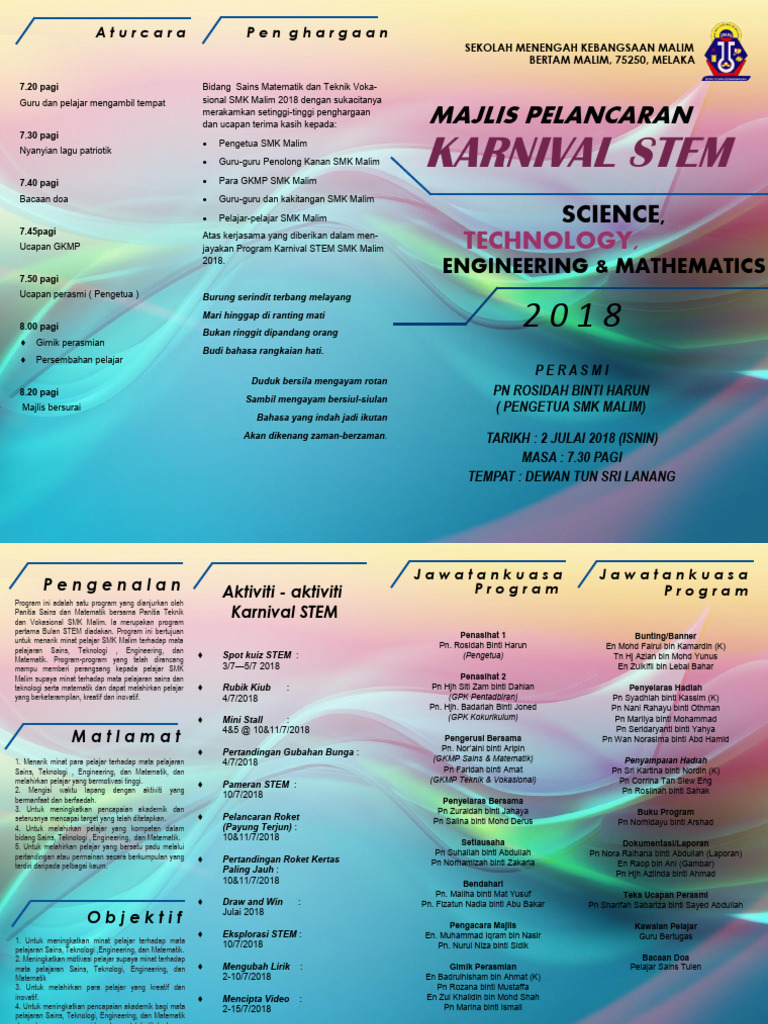 Brosur Karnival Stem 2018 | PDF
