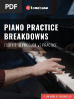 Guide 8 Piano Exercises | PDF | Hand | Piano