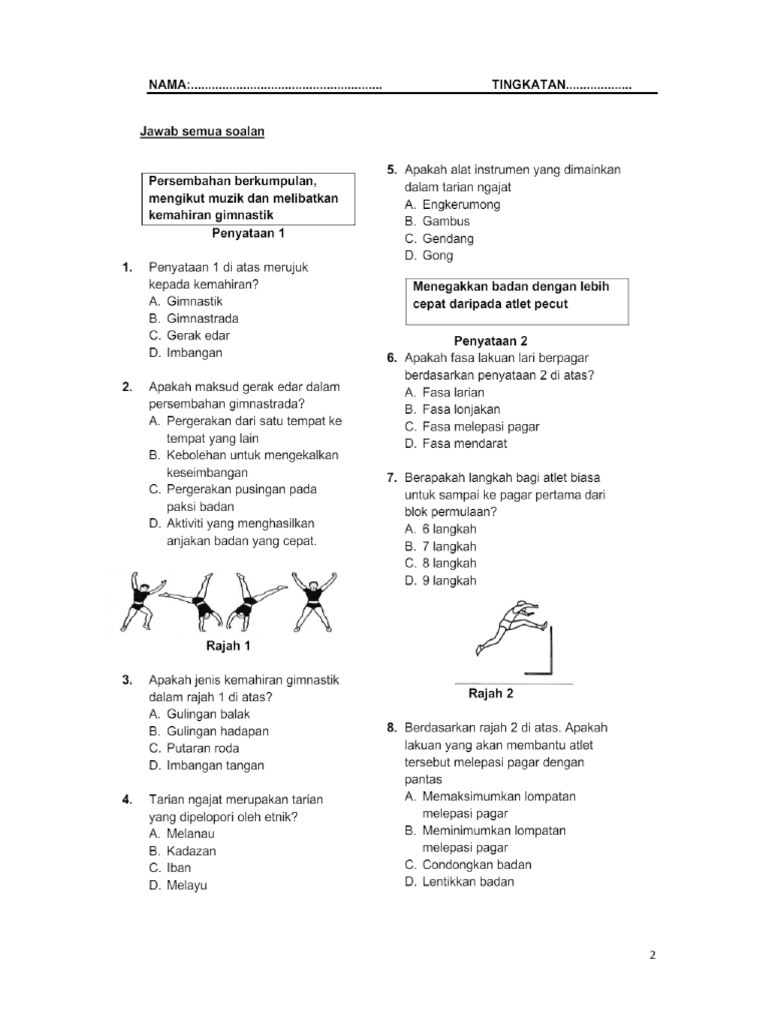 SOALAN PJPK TING 3 KSSM (Vol 2) - TOAZ - INFO | PDF