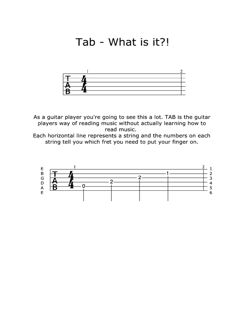 TAB - What is it | PDF