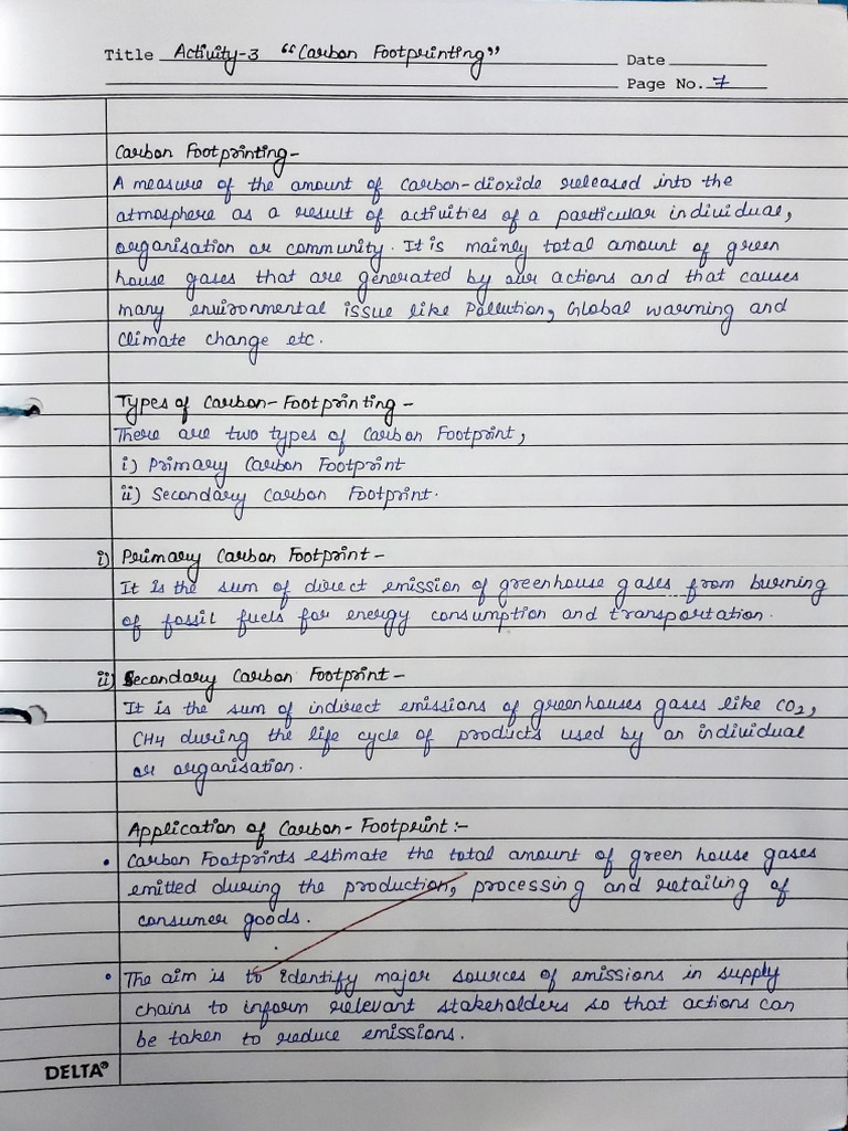 carbon footprint | PDF