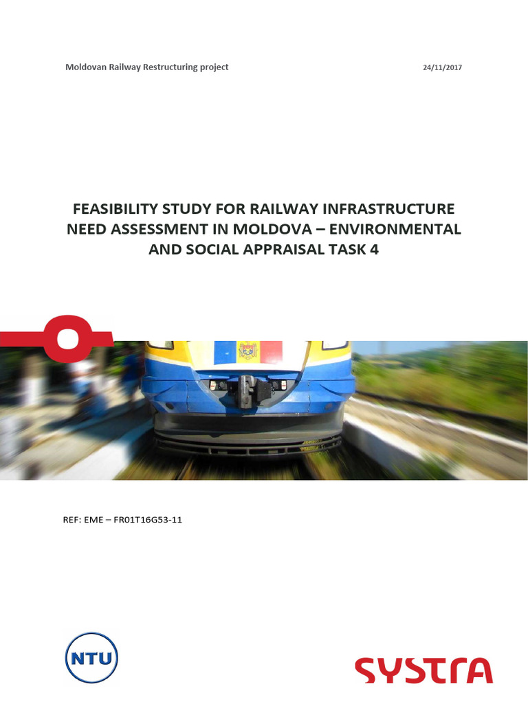 Feasibility Study For Railway Infrastructure Need Assessment in Moldova - Environmental and ...