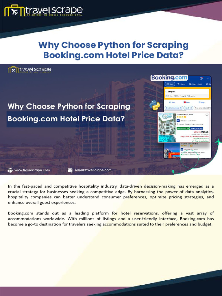 Why Choose Python For Scraping Booking - Com Hotel Price Data | PDF | World Wide Web | Internet ...