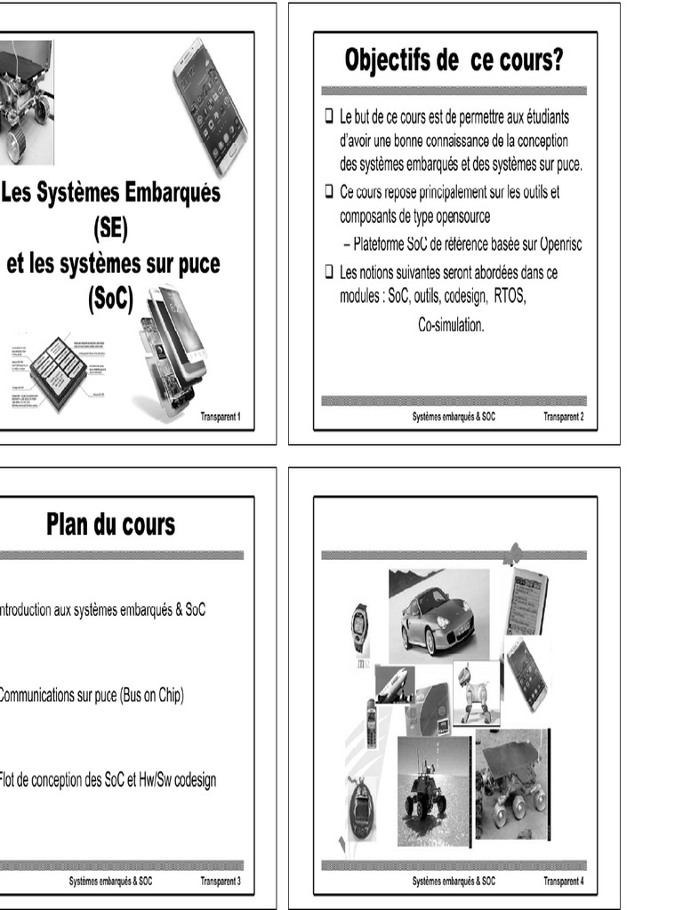 1 Système Embarqué Et SoC | PDF