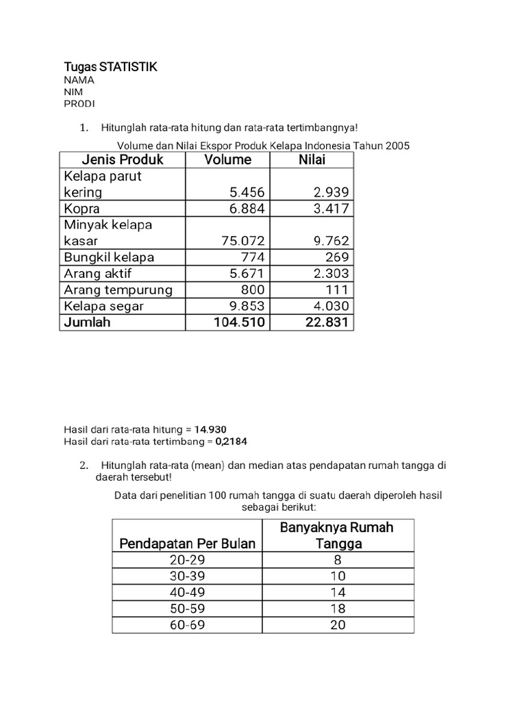 Uts Statistik | PDF