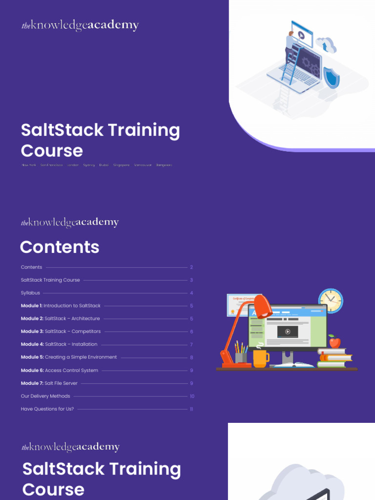 SaltStack Training Course | PDF | Computer Science | Information Technology