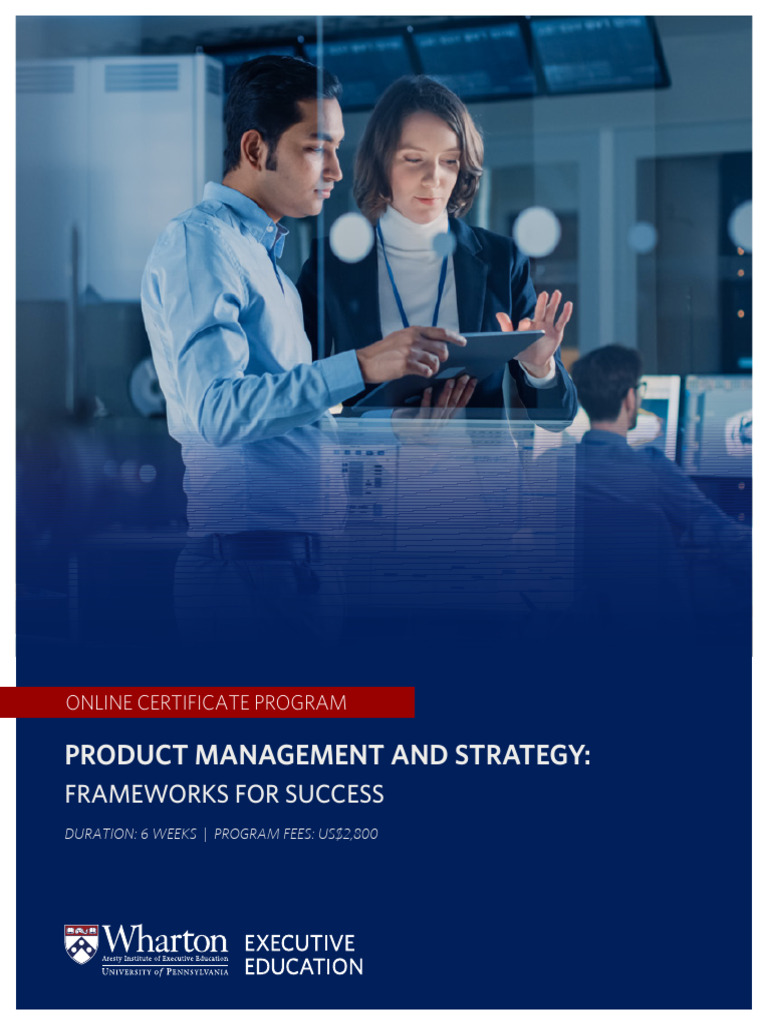 Brochure Wharton PMAS - 28 07 23 - V10 | PDF | New Product Development ...