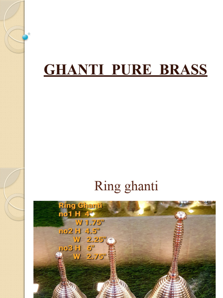 Ghanti Brass | PDF