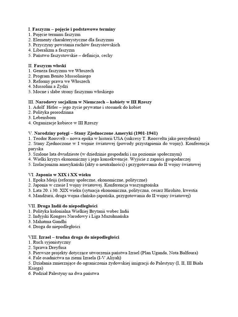 NHP, Program Zajęć | PDF