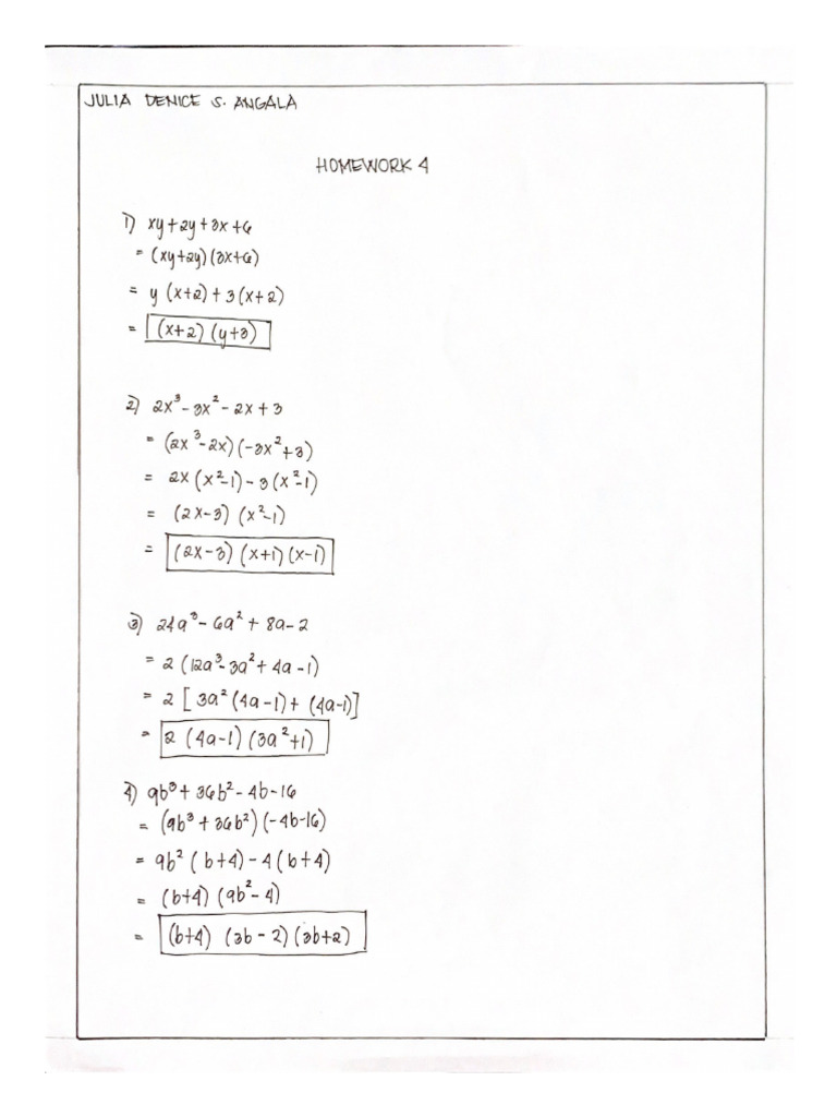 Homework 4 | PDF