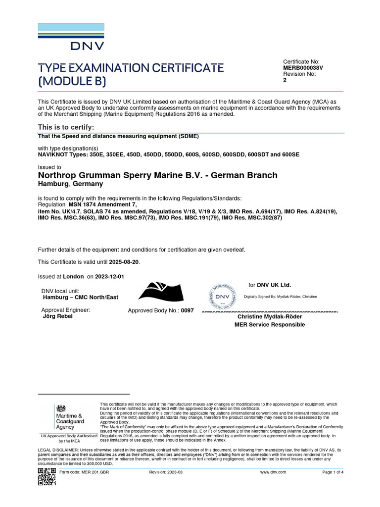 Naviknot 350-600 Mer-B | PDF