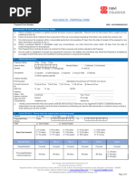 Reliance Health Infinity Proposal Form New | PDF | Insurance | Cheque
