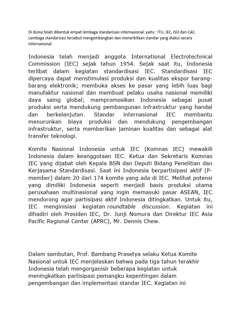 Coretan Standarisasi | PDF